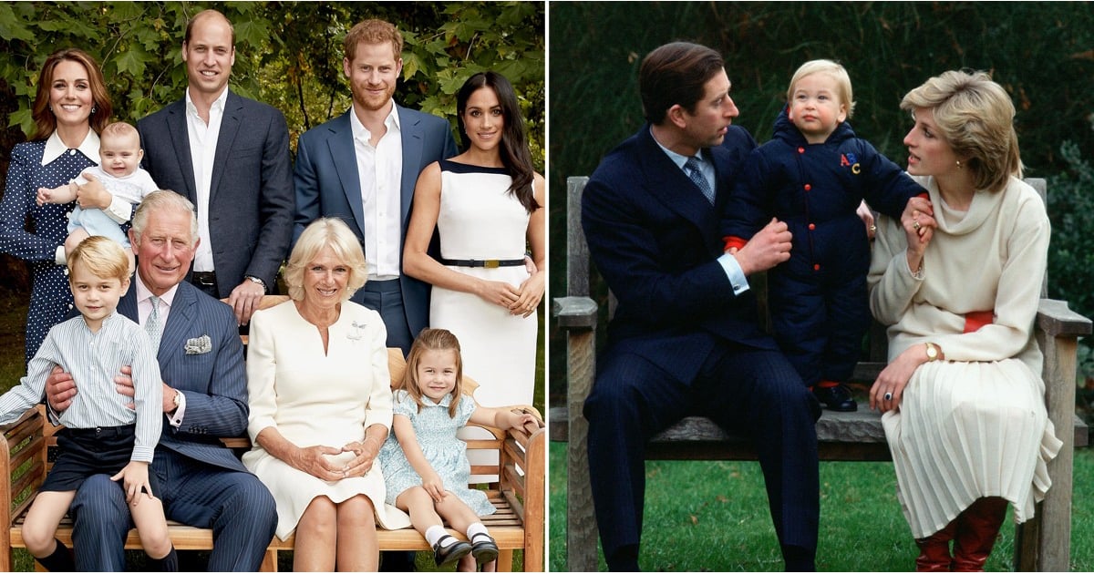 The Royal Family Bench Portraits | POPSUGAR Celebrity