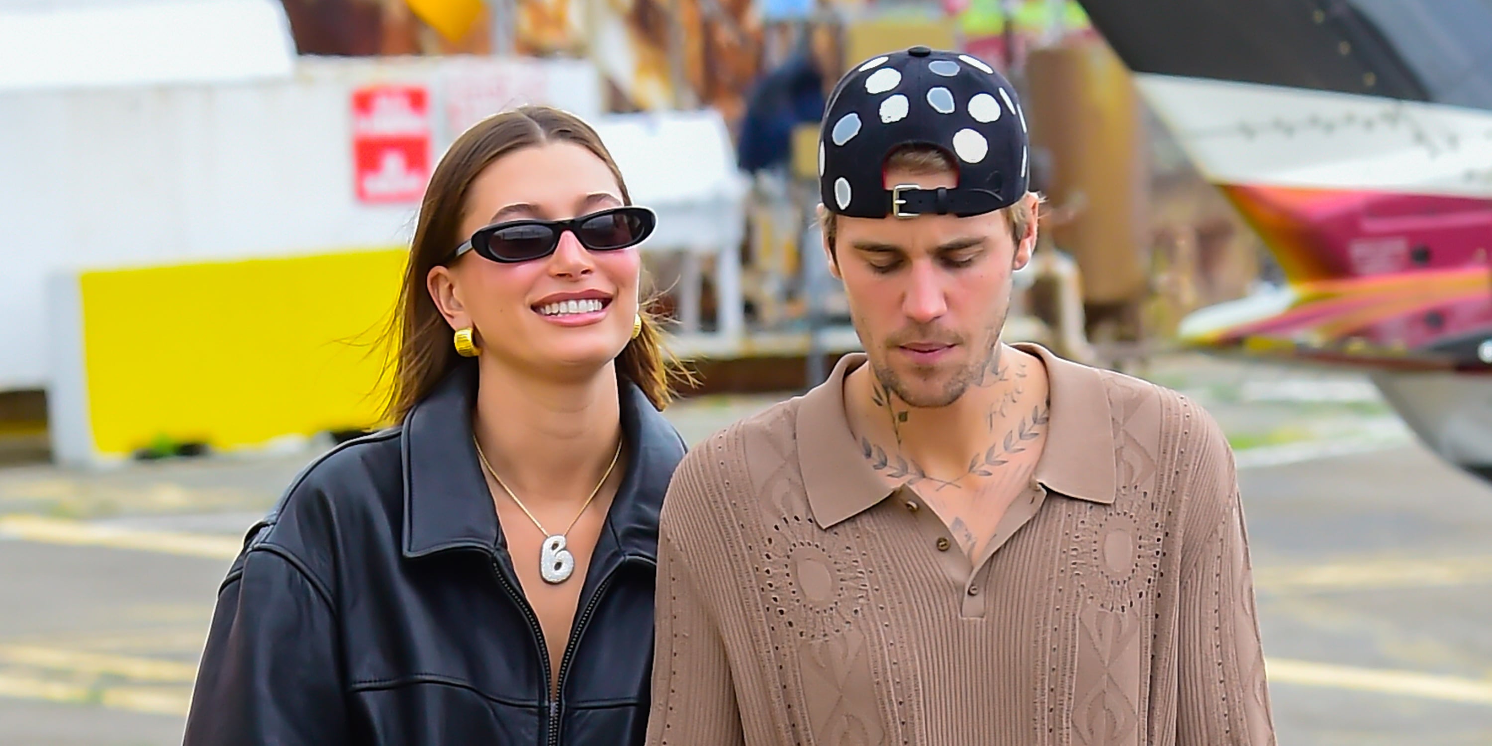 Hailey Bieber's Bubble B Initial Necklace: Shop Best Dupes | PS Fashion