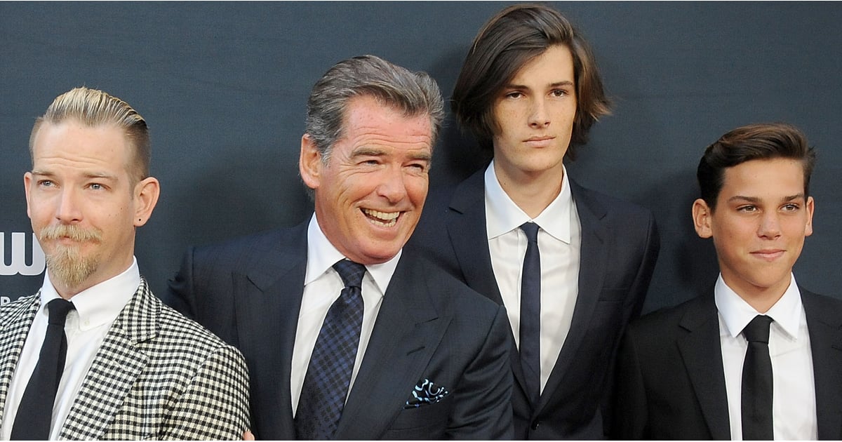 Pierce Brosnan and His Sons on the Red Carpet 2015 | POPSUGAR Celebrity Pierce Brosnan and His Sons on the Red Carpet 2015 | POPSUGAR Celebrity