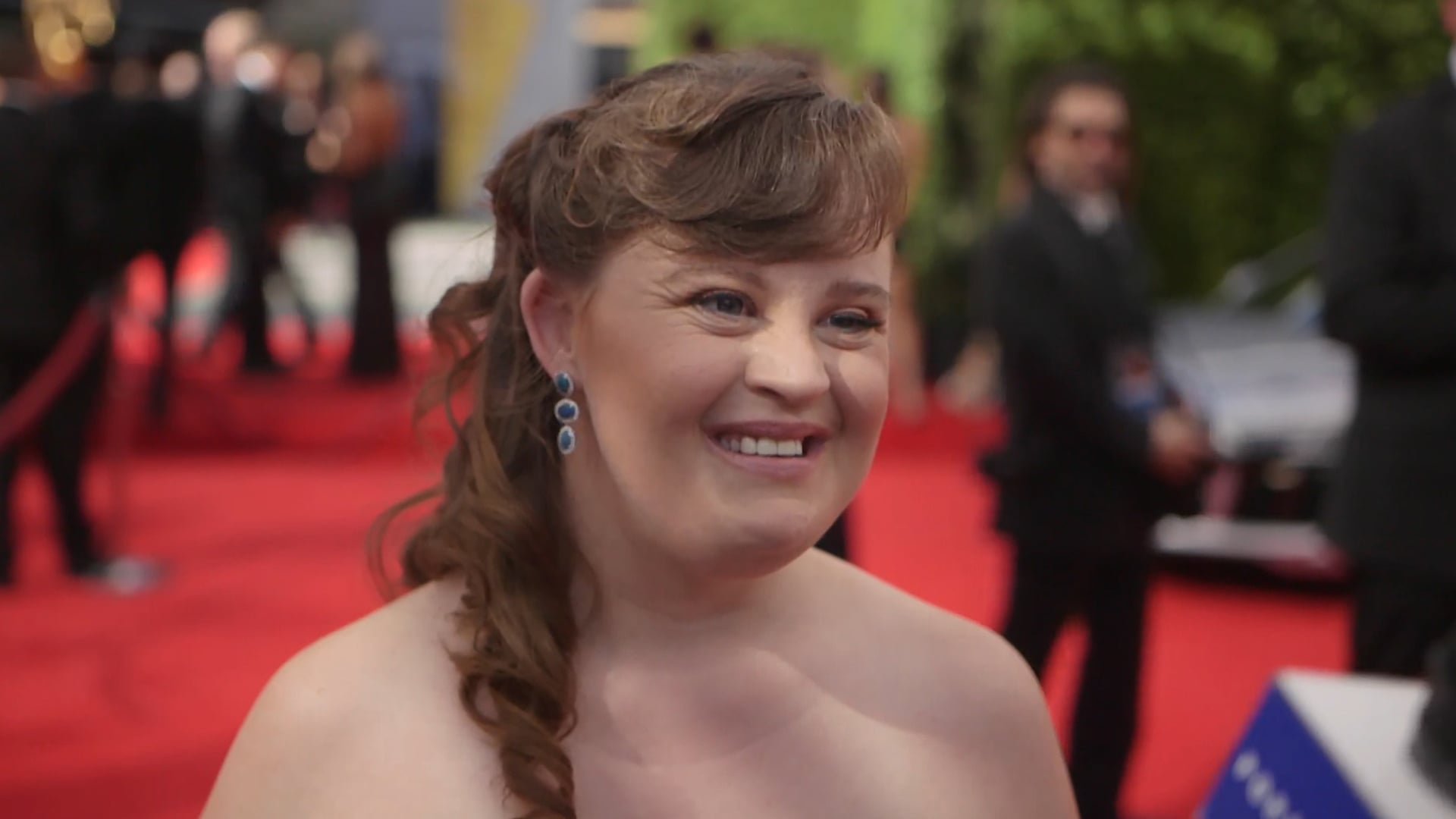 Jamie Brewer Interview at 2016 Emmys (Video) | POPSUGAR Celebrity