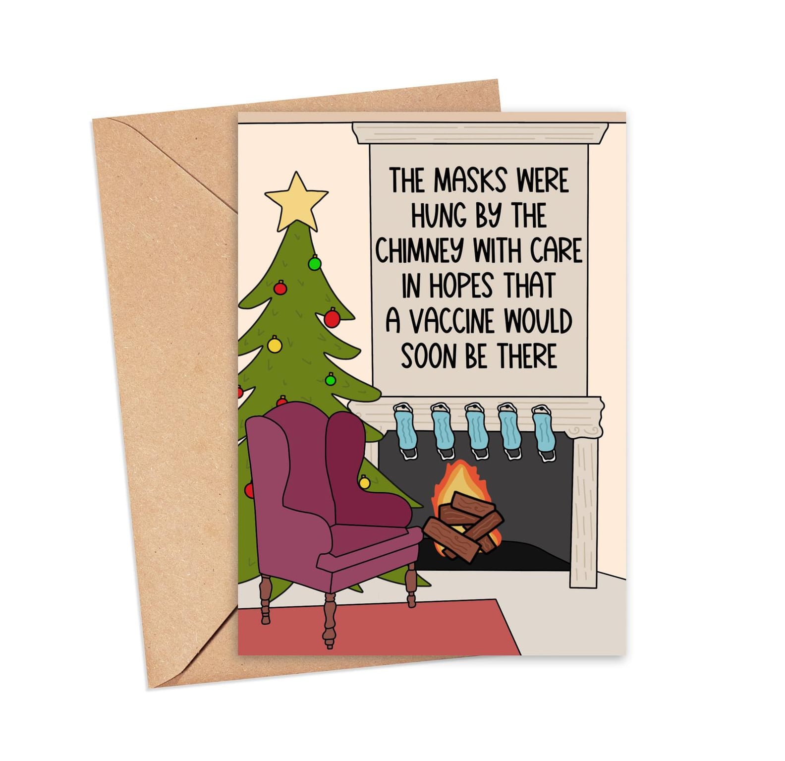 Pandemic-Themed Holiday Cards | PS Family