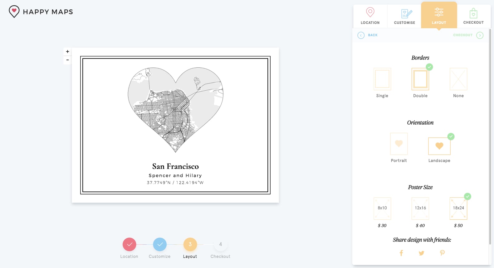 Happy Maps Prints | PS Smart Living