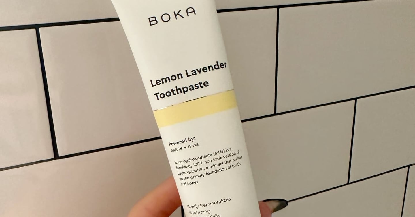 Boka Lemon Lavender Natural Toothpaste Review | PS Beauty