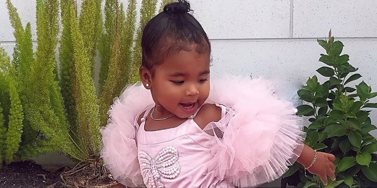 True Thompson Rocked Fashion Week in a Pastel Pink Tutu | POPSUGAR Family