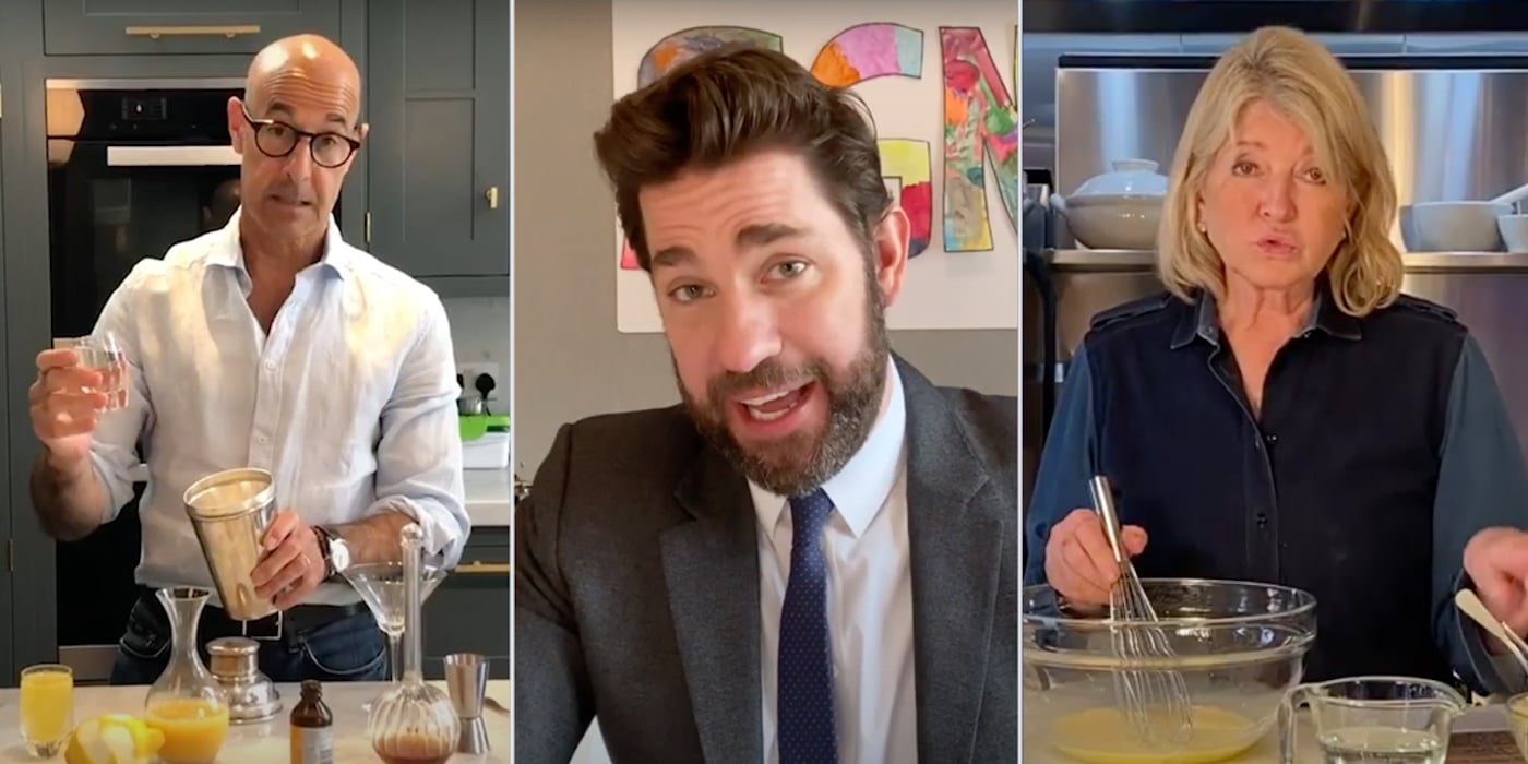 Some Good News: John Krasinski Hosts Virtual Potluck | Video | PS Food