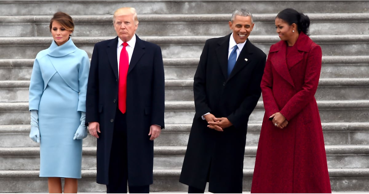 Inauguration Photo of Obamas and Trumps Next to Each Other | POPSUGAR News