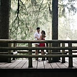 Forest Engagement Photos | POPSUGAR Love & Sex