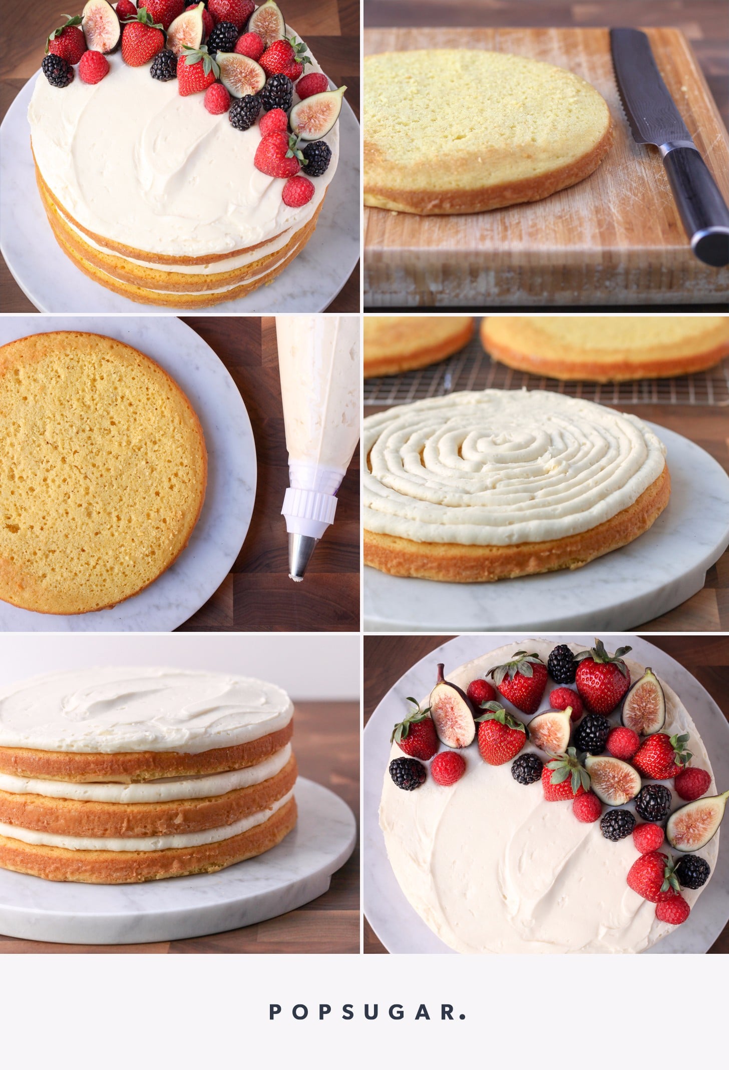 How to Make a Naked Cake | PS Food