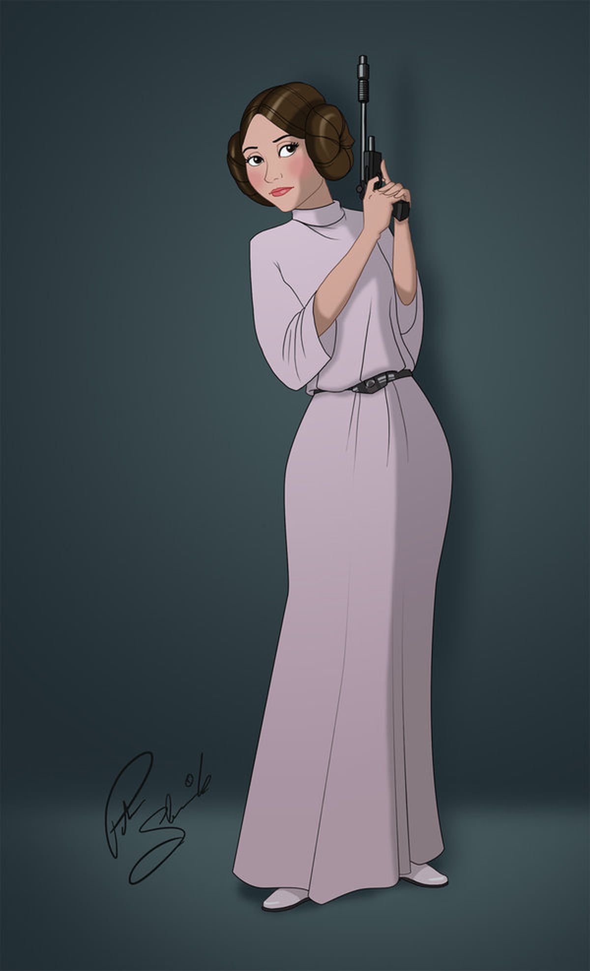 Disney Princess Leia Fan Art | PS Tech
