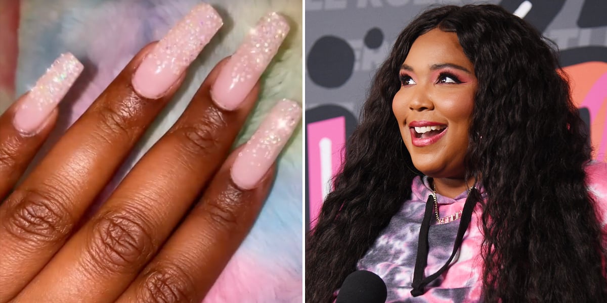 Lizzo's Baby-Pink Rock Candy Manicure | Photos | PS Beauty