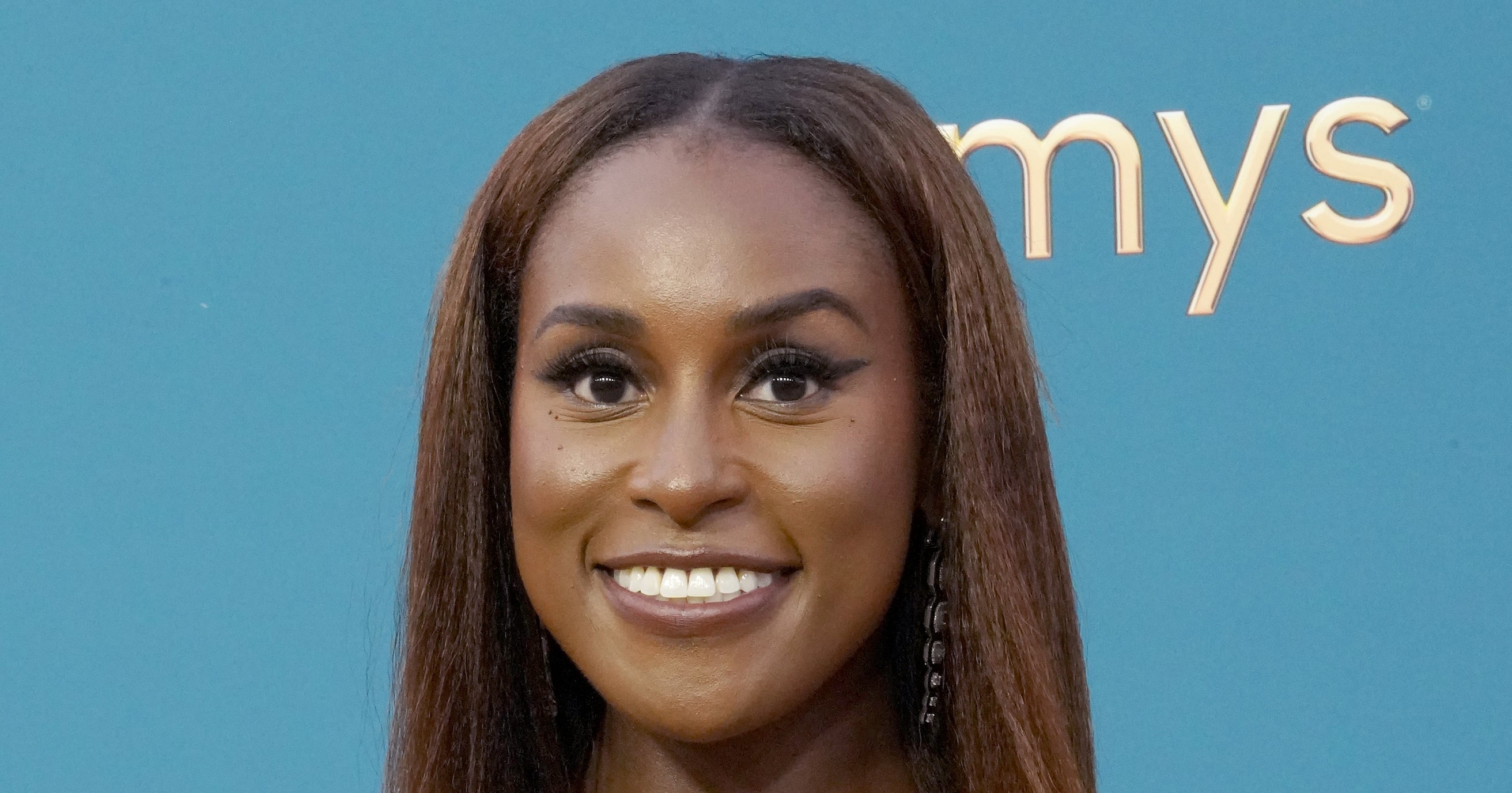 Issa Rae's Black French Manicure at 2022 Emmys | PS Beauty