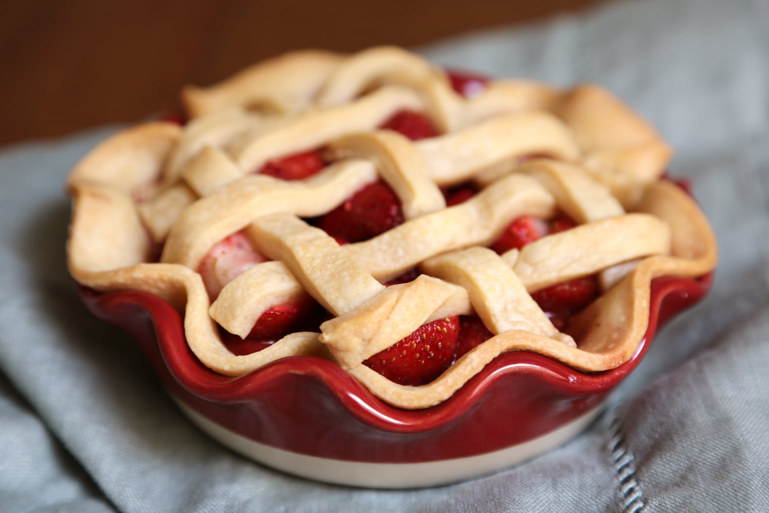 Fresh Strawberry Raspberry Pie Recipe | PS Food