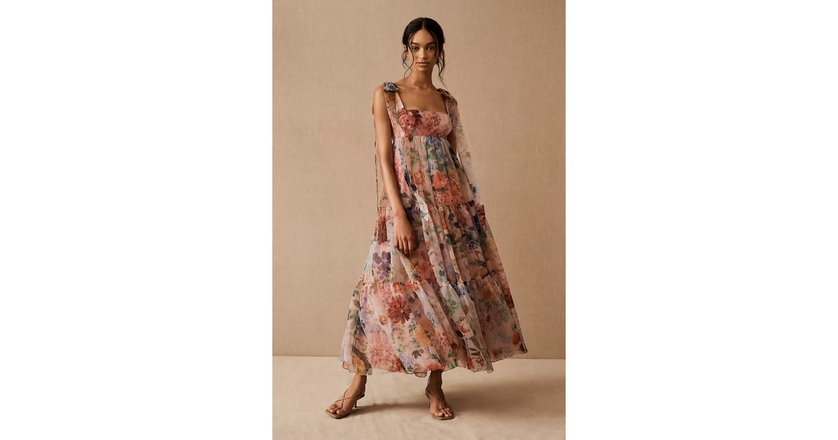 A Romantic Engagement Dress Bhldn Marcella Flower Dress The Best