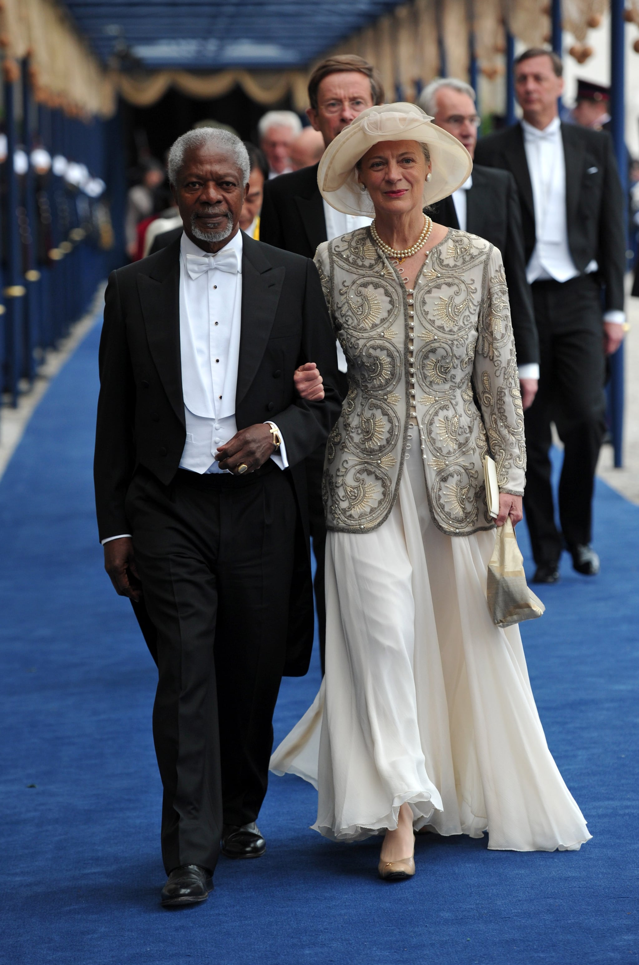 Former United Nations Secretary General Kofi Annan And His Wife Royals From Around The World