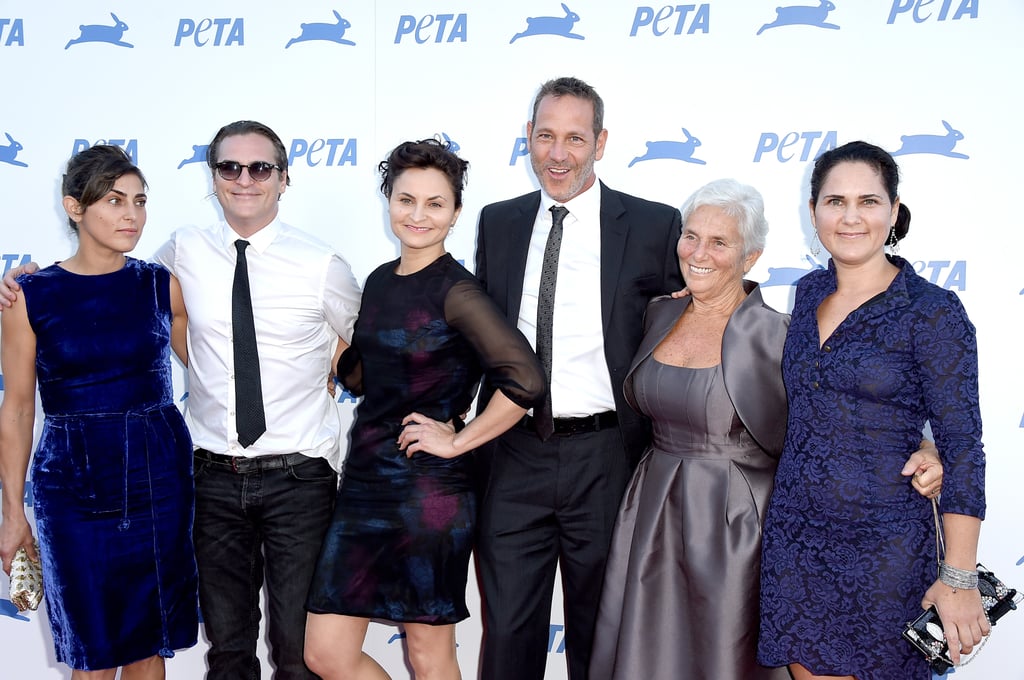 Joaquin Phoenix and Family PETA Red Carpet Pictures | POPSUGAR Celebrity