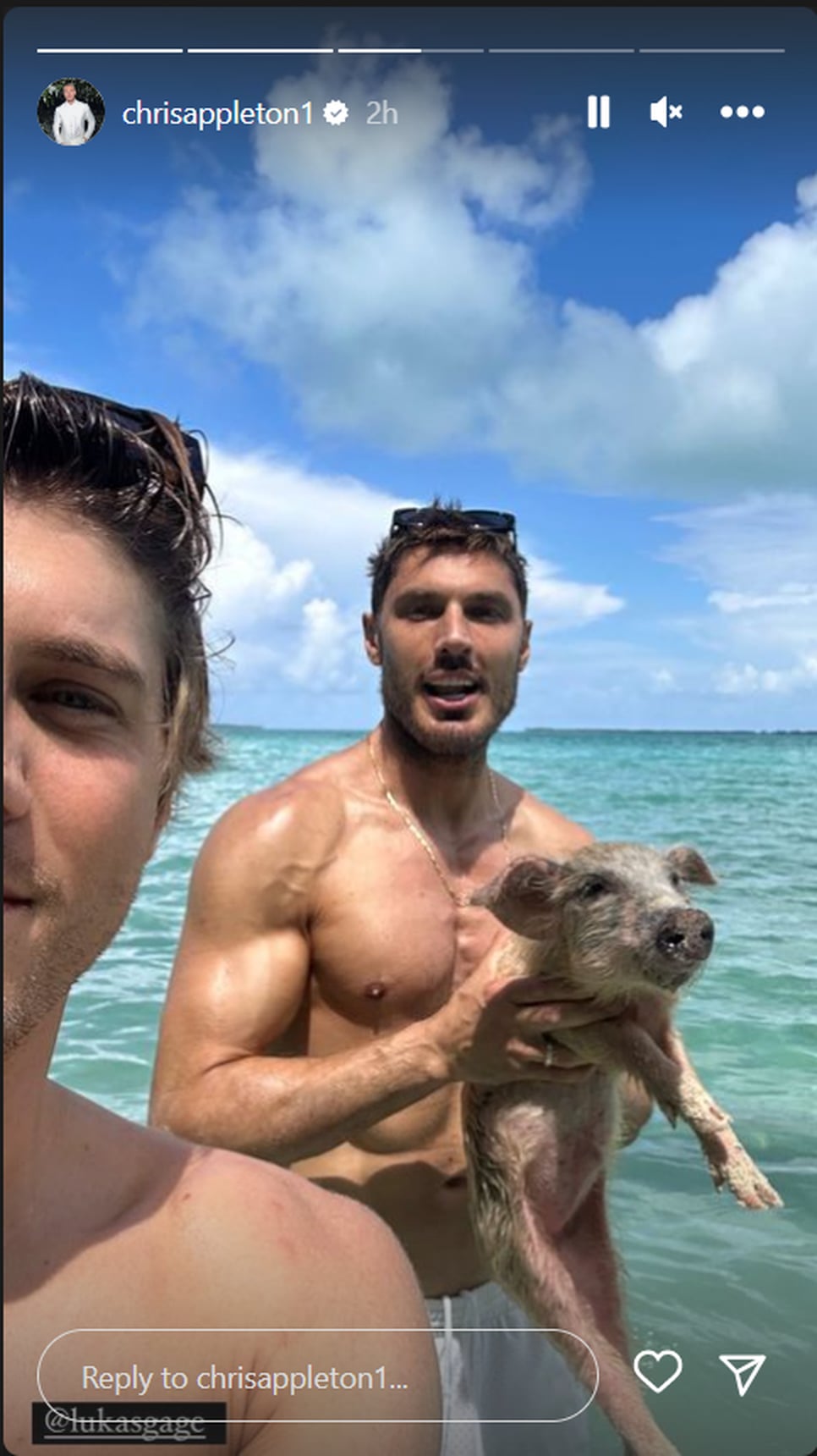 Lukas Gage and Chris Appleton Vacation in the Bahamas | PS Celebrity