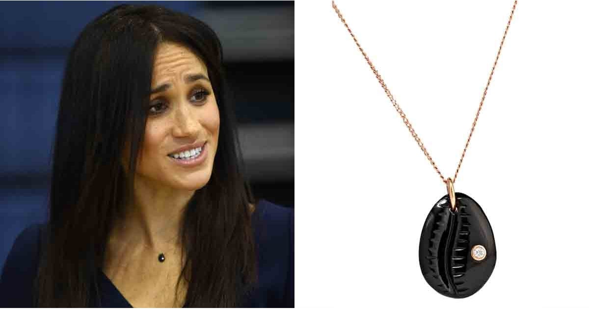 Meghan Markle Shell Necklace September 2018 | POPSUGAR Fashion