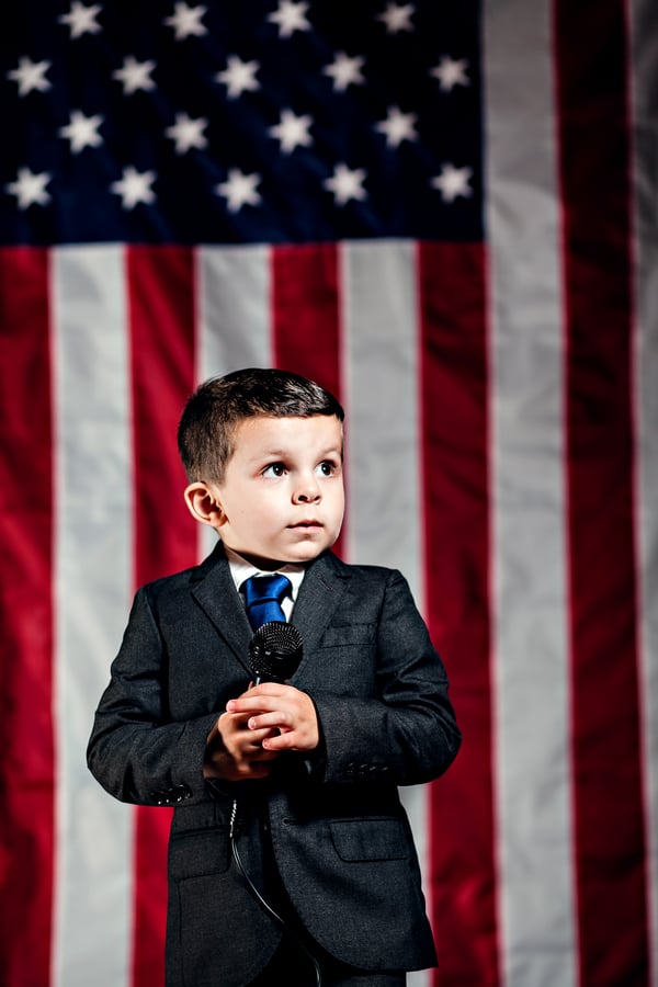 Little Boy Running For President | POPSUGAR Family