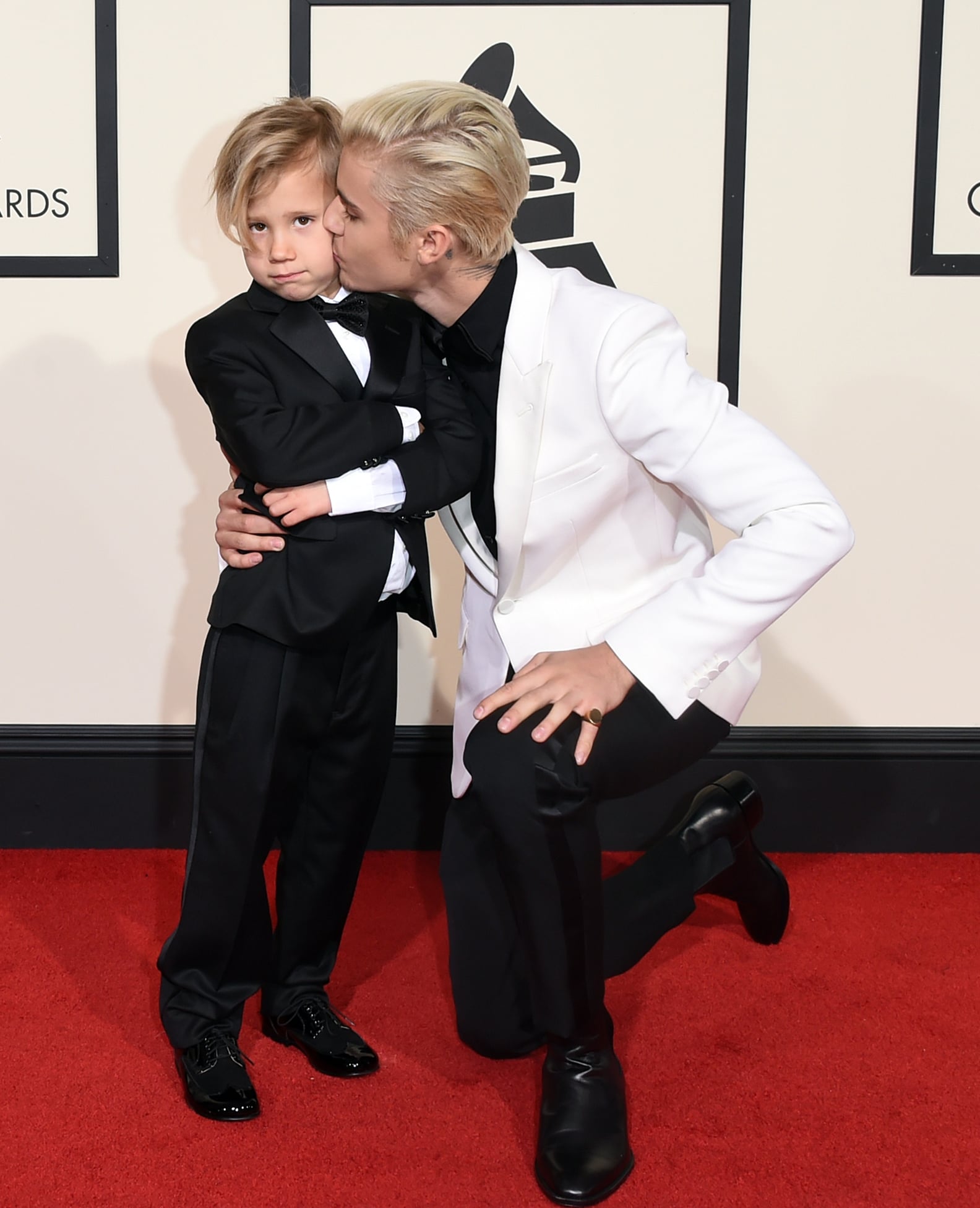 Justin Bieber and His Little Brother at the Grammys 2016 | PS Celebrity
