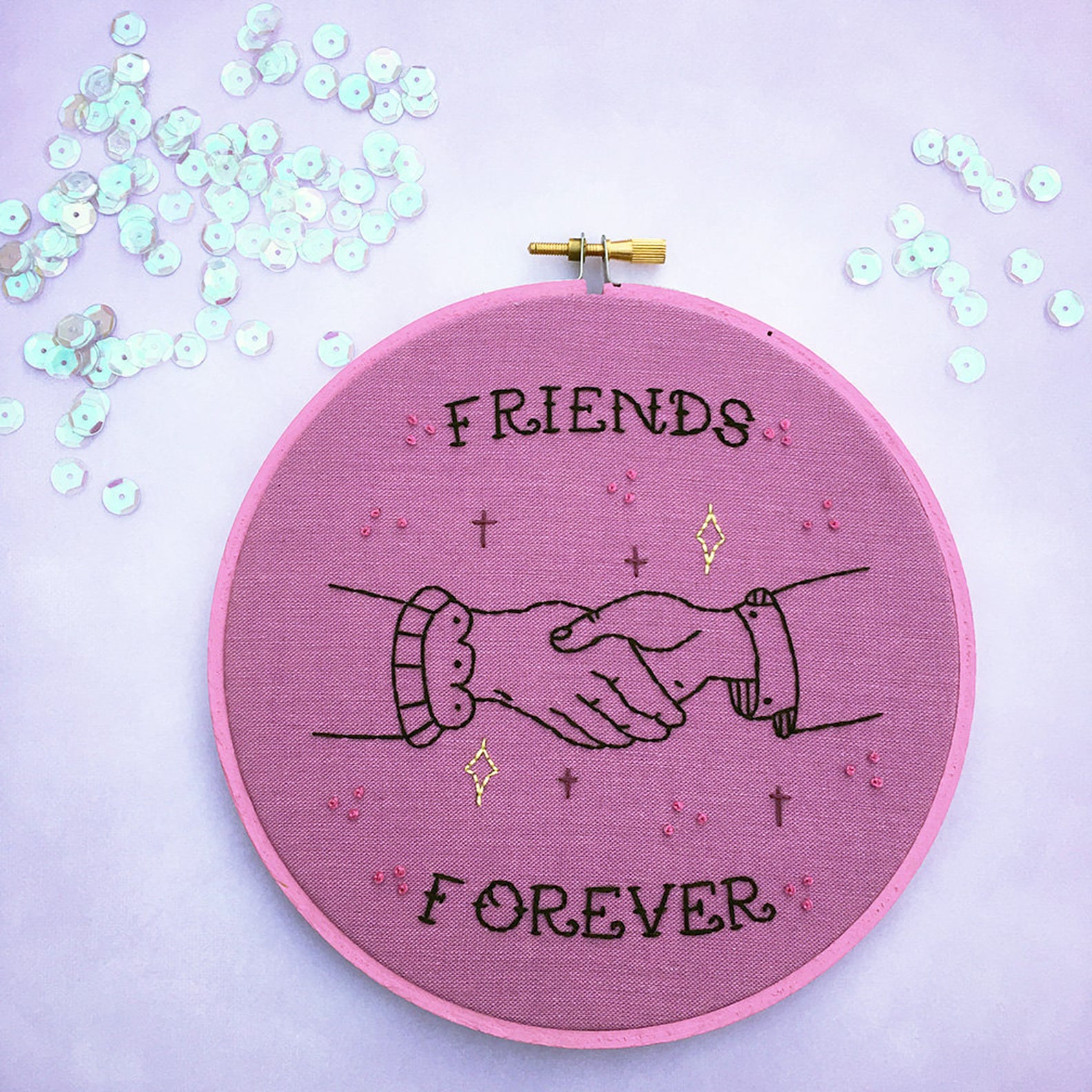 Embroidery Hoops For Best Friends | PS Love