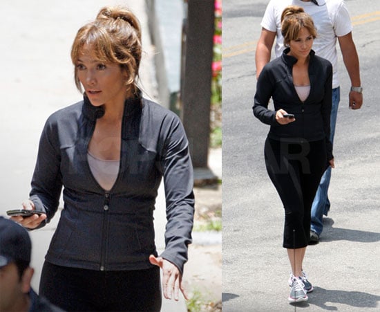 Photos Of Jennifer Lopez On The Set Of The Back Up Plan In La