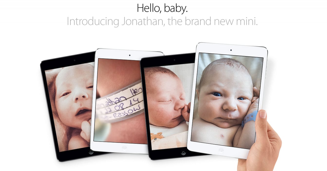 iPad-Themed Baby Announcement | POPSUGAR Tech