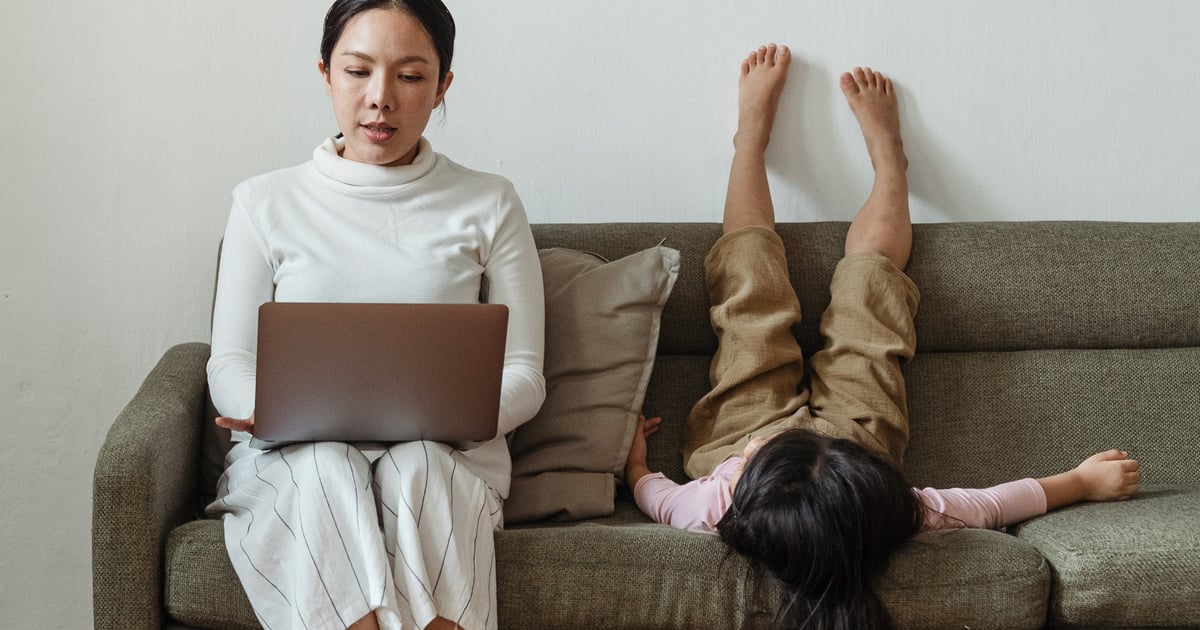 The Worst Time of Day to Work at Home With Kids | POPSUGAR Family