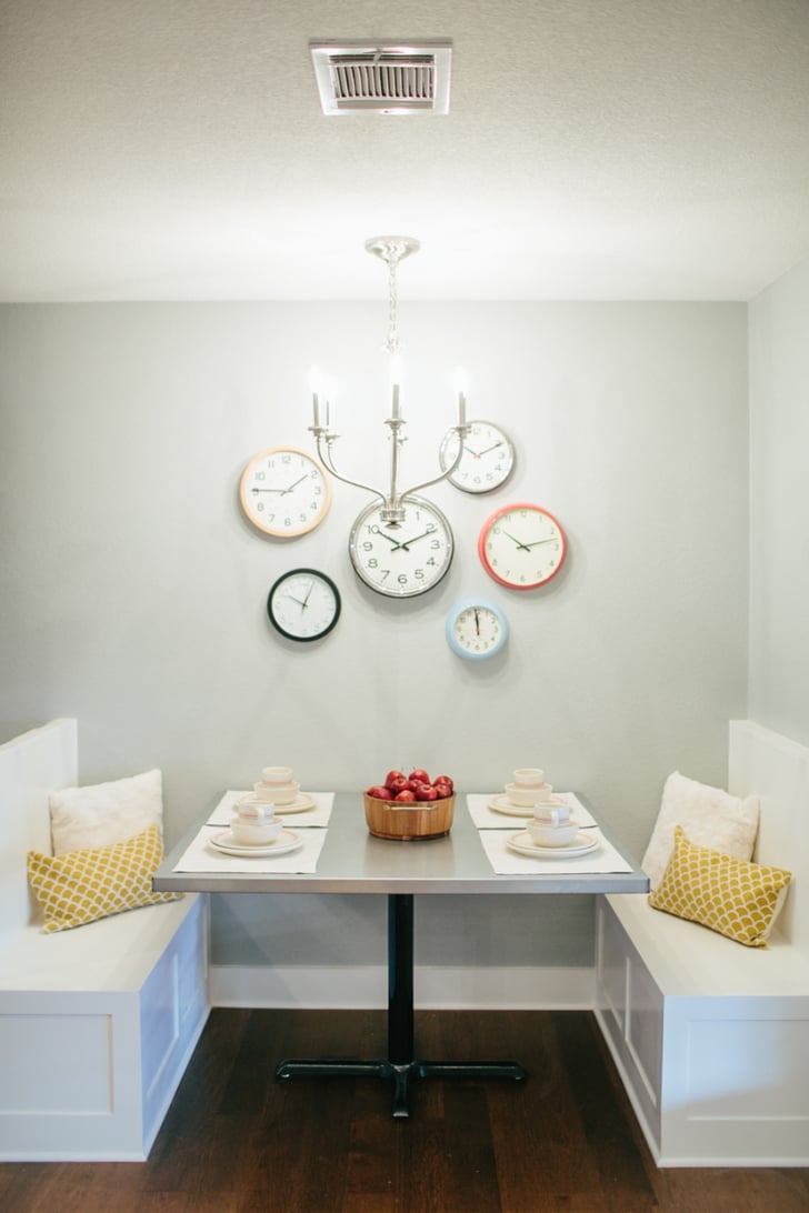 Creating A Clock Gallery Wall Fixer Upper Makeover Pictures Popsugar Home Photo 6