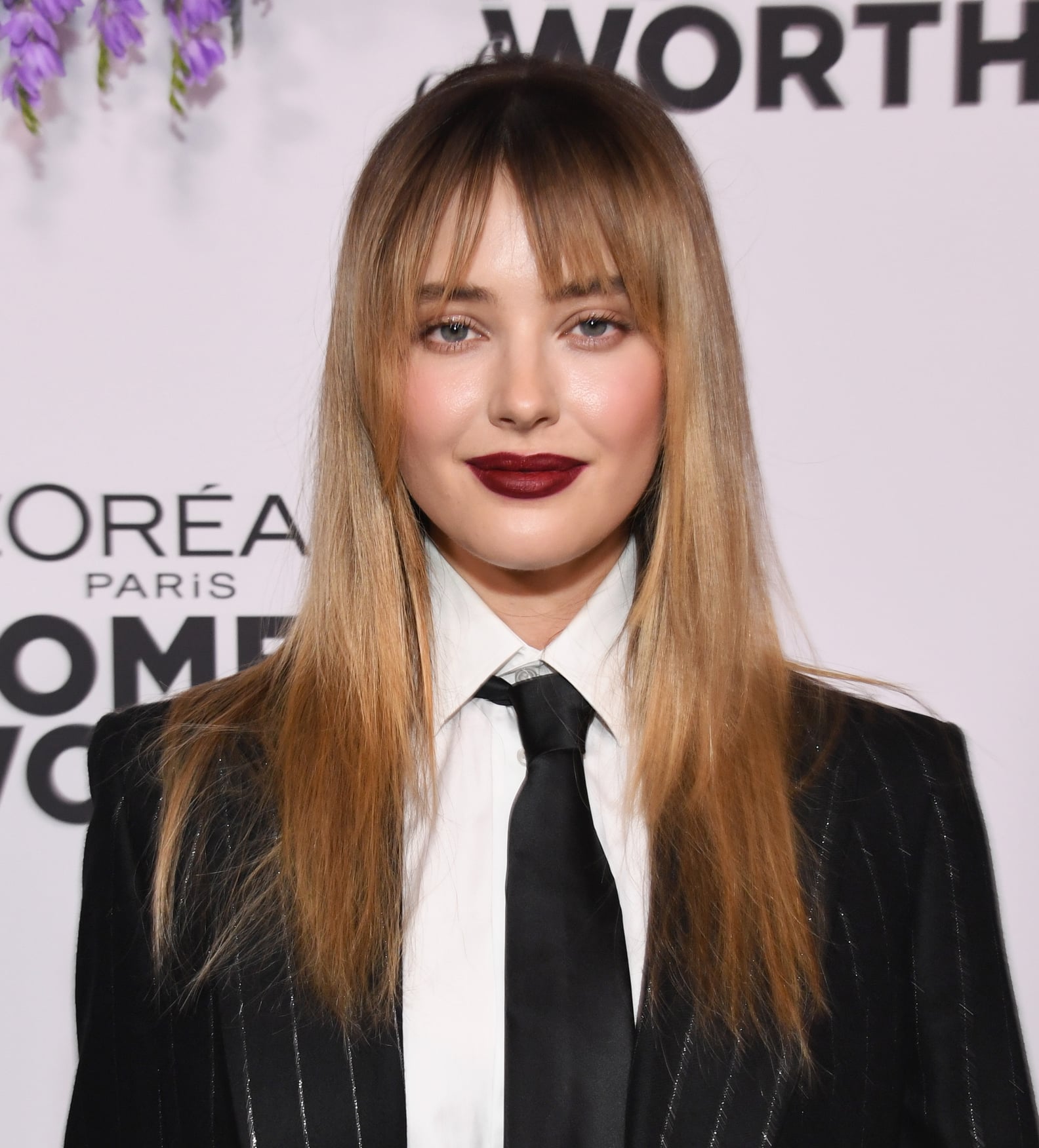 Katherine Langford's Birkin Bangs and Blond Hair Color | PS Beauty