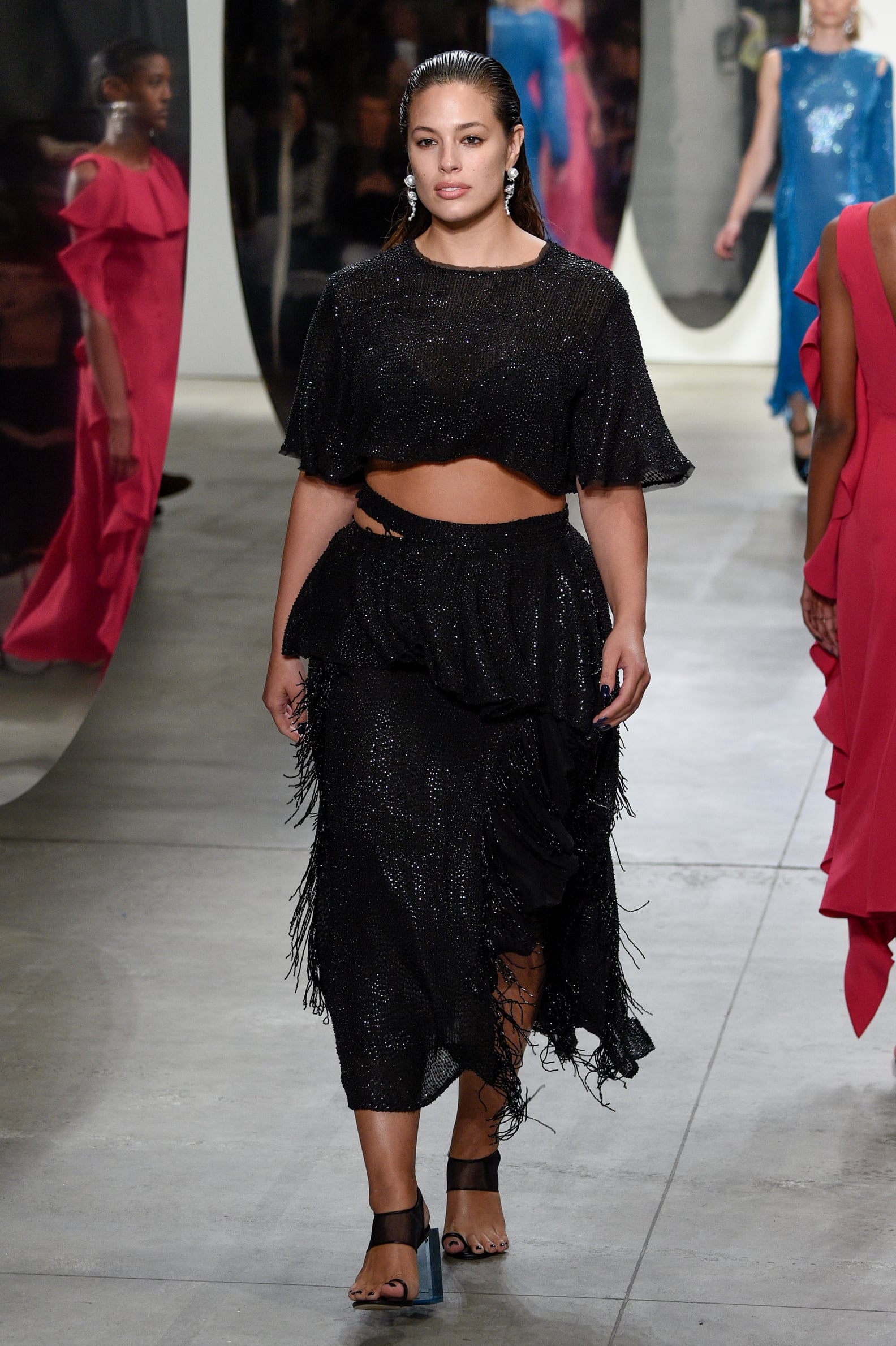 Ashley Graham at Fashion Week Spring 2018 | PS Fashion