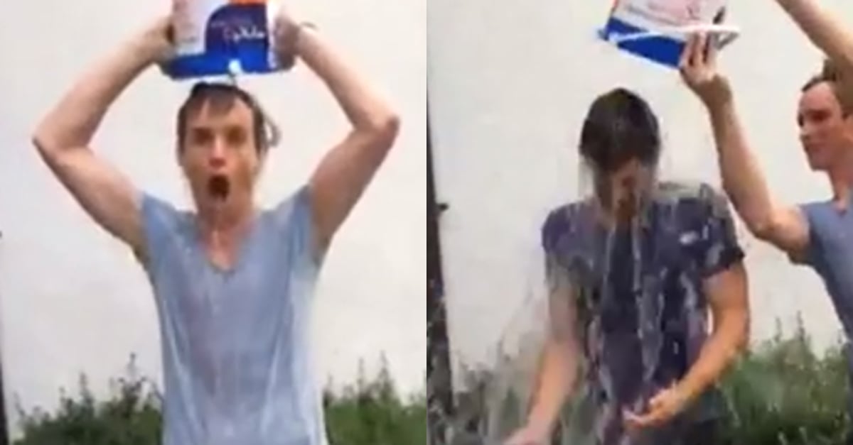Jamie Dornan and Eddie Redmayne's Ice Bucket Challenge Video | PS Celebrity