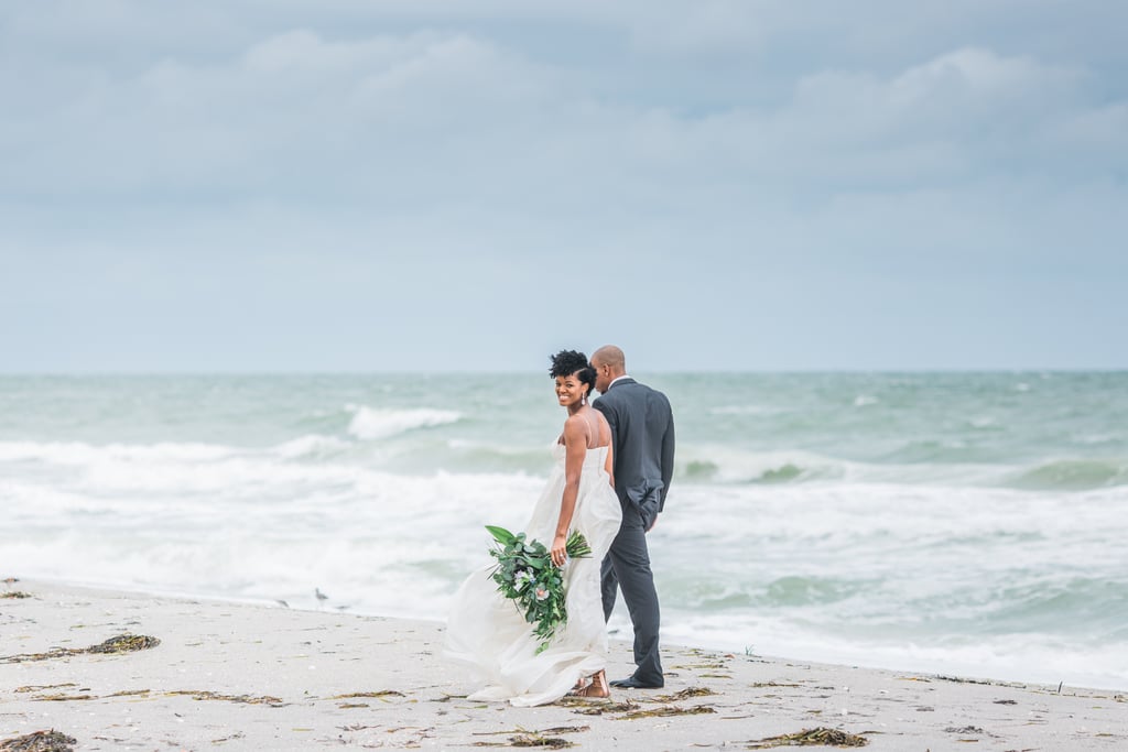 First Look Wedding Photo Shoot On The Beach Popsugar Love And Sex Photo 33