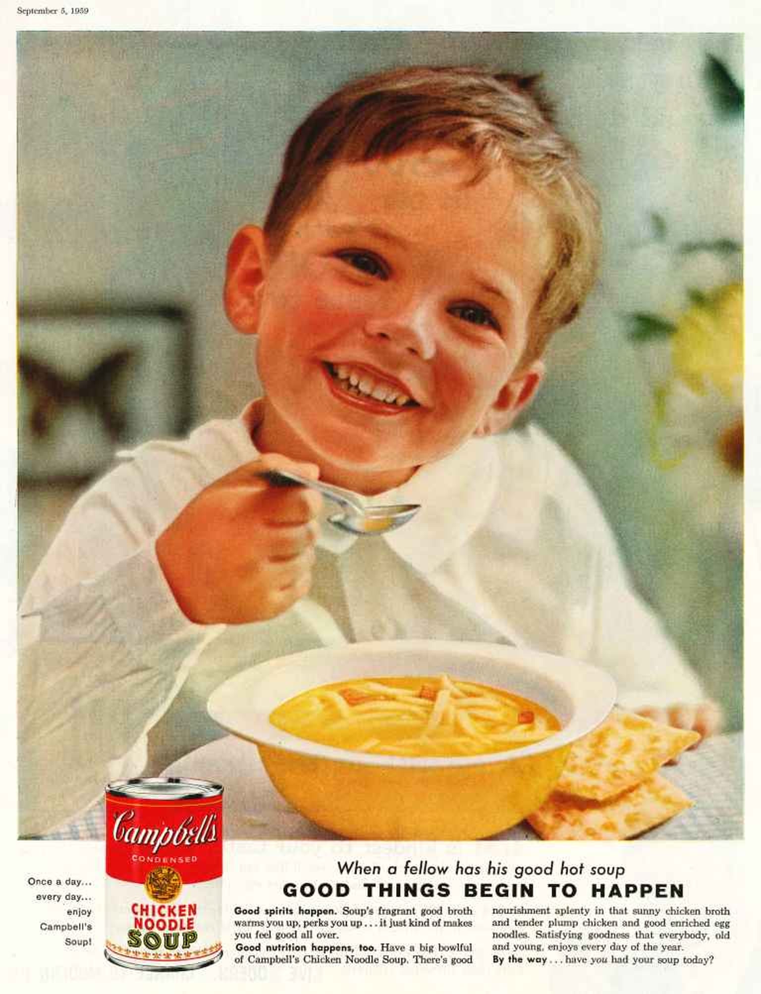 Campbell's Chicken Noodle Soup Vintage Ads | PS Food