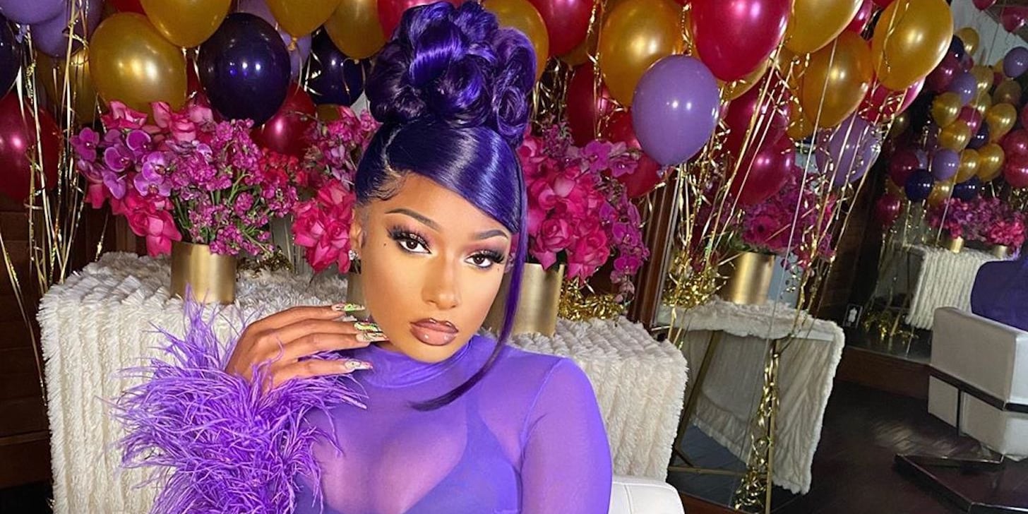 Cardi B and Megan Thee Stallion's '90s Updo Hairstyle Trend | PS Beauty