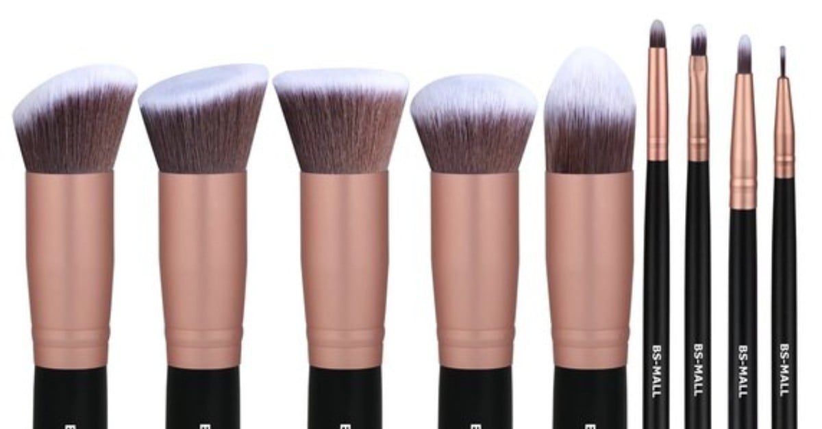 Rose Gold Makeup Brushes on Amazon | POPSUGAR Beauty