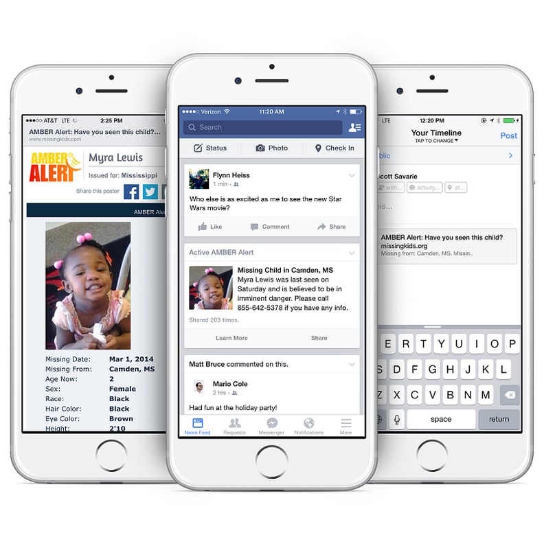 Amber Alerts on Facebook | PS Tech