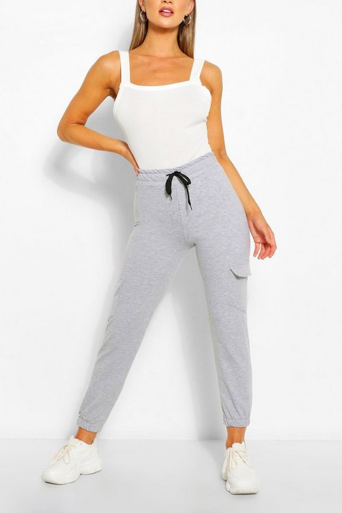 How to Style Gray Sweatpants | POPSUGAR Fashion