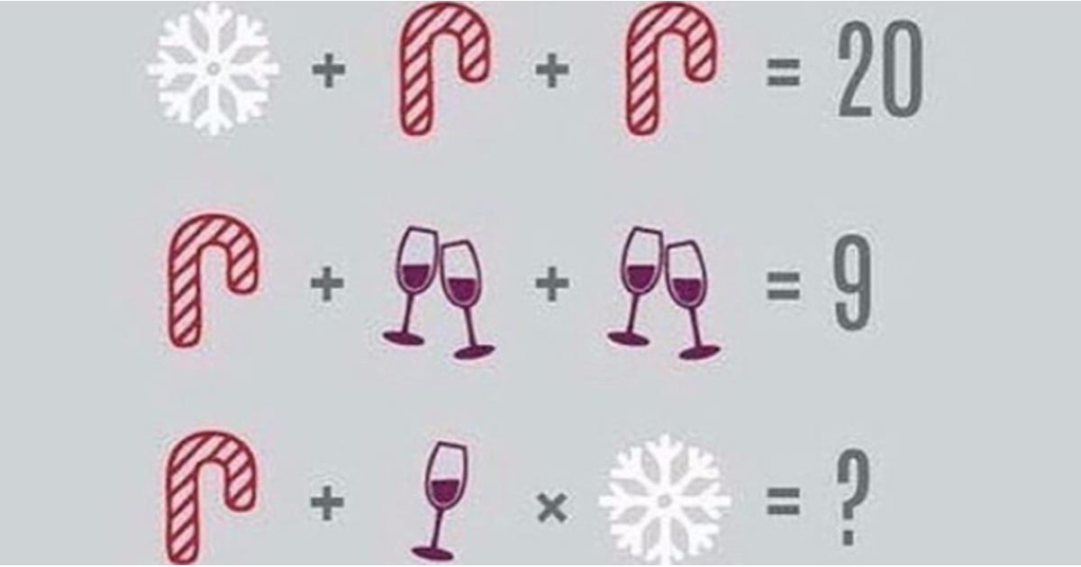 Holiday Math Puzzle on Instagram | POPSUGAR Tech