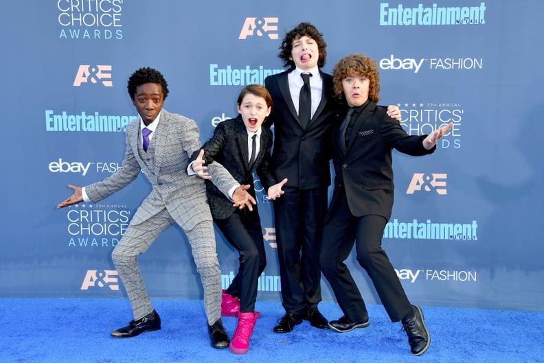 Stranger Things Cast at the 2017 Critics' Choice Awards | POPSUGAR ...