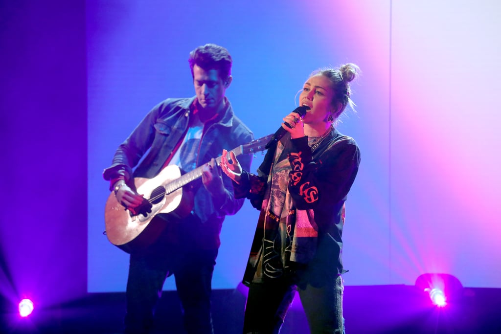 Miley Cyrus Wears Ellen DeGeneres Earrings | POPSUGAR Fashion