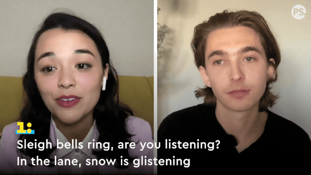 Austin Abrams and Midori Francis Dash & Lily Video Interview | POPSUGAR ...