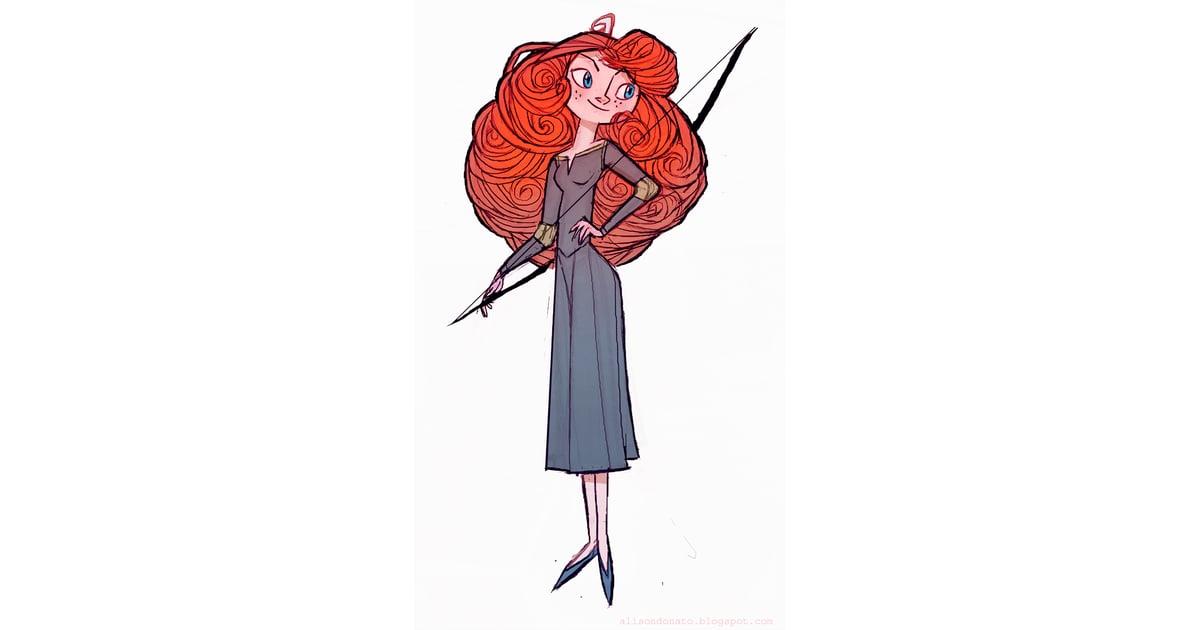 Animated Merida Disney Princess Art Popsugar Love And Sex Photo 152