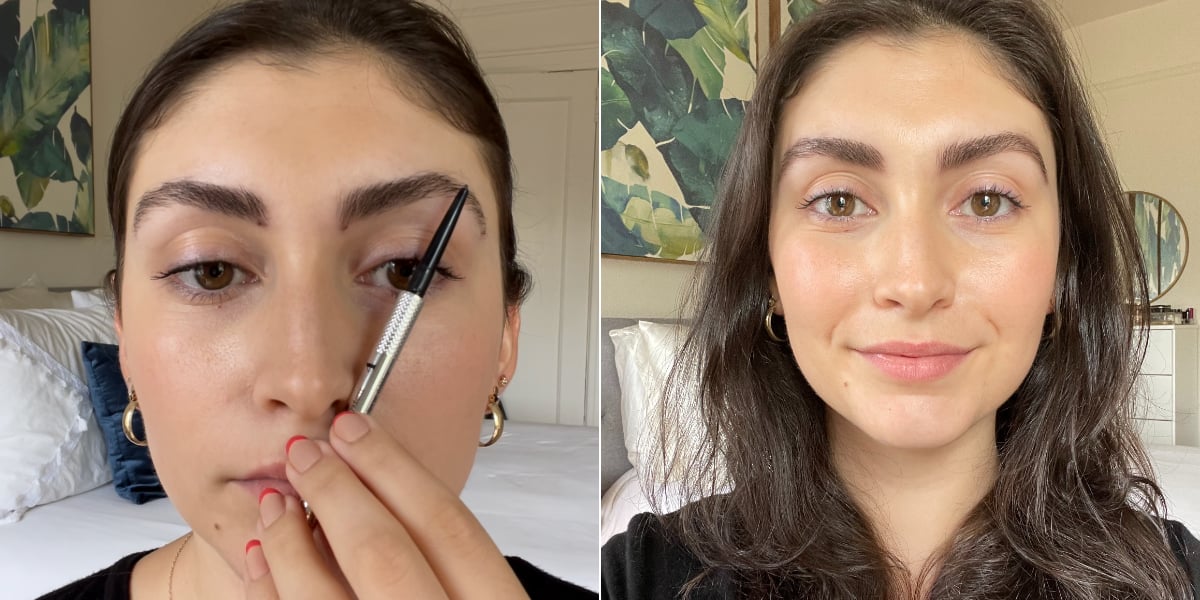 I Tried The Eyebrow Mapping Makeup Hack All Over Tiktok Popsugar Beauty