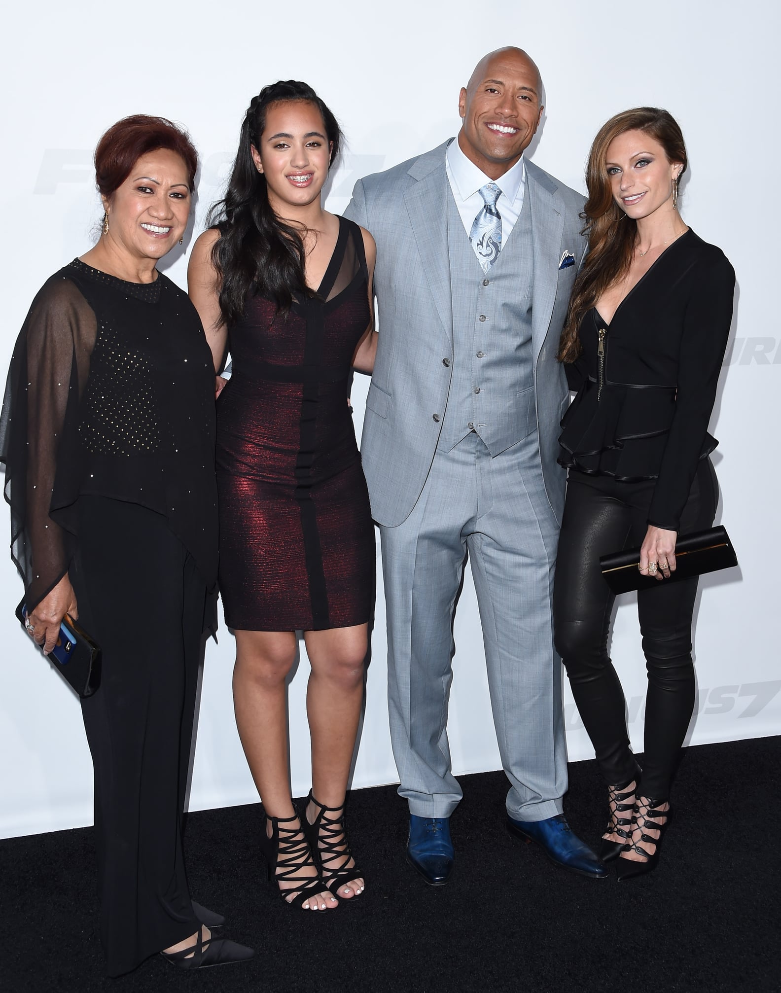 Cute Pictures of Dwayne Johnson and His Blended Family | PS Celebrity