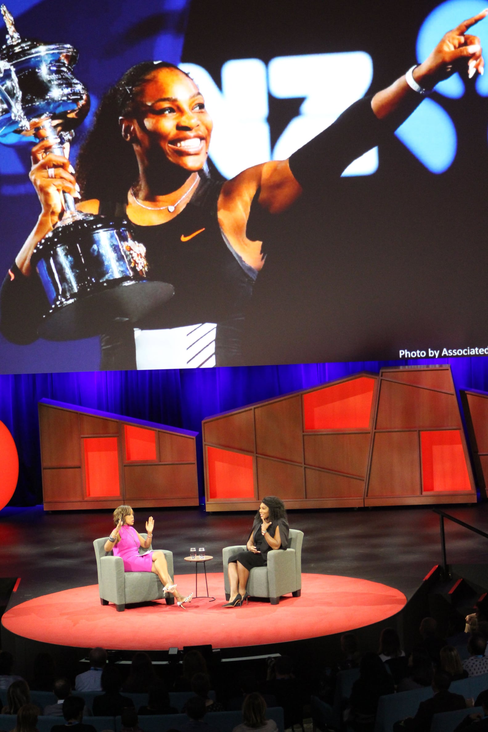 Serena Williams at Ted Talks Conference April 2017 | POPSUGAR Celebrity