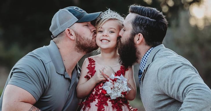 How a Dad and Stepdad Coparent Their Shared Daughter | POPSUGAR Family