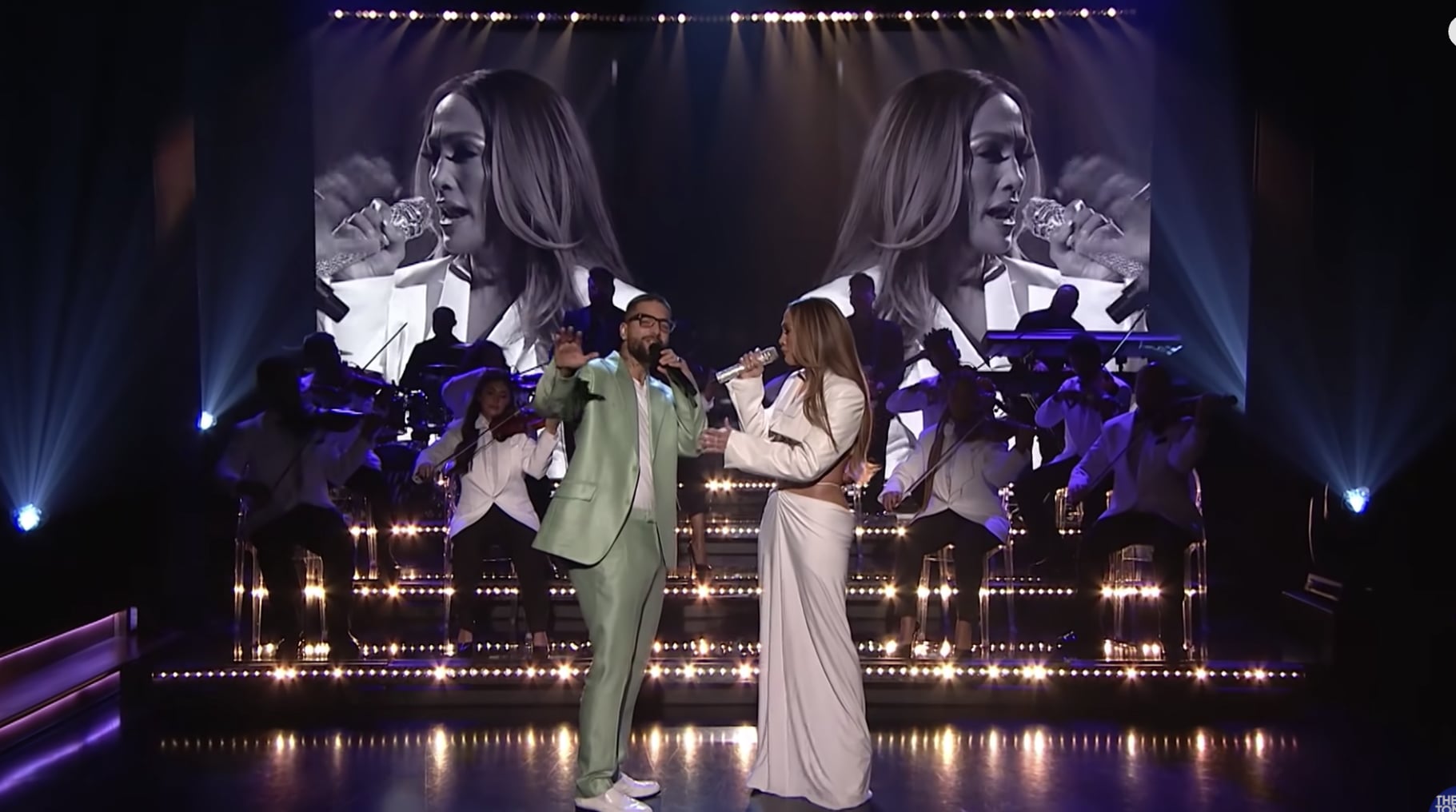 Jennifer Lopez, Maluma Perform Marry Me on Jimmy Fallon | POPSUGAR ...