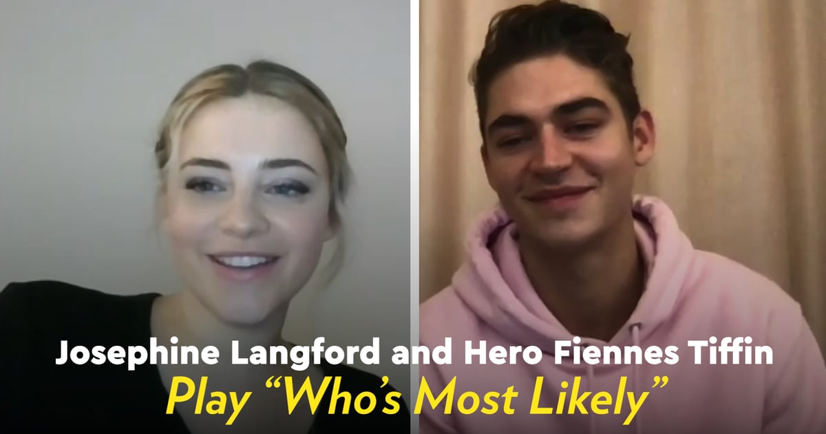 Watch the After We Collided Cast Play Who's Most Likely | POPSUGAR ...