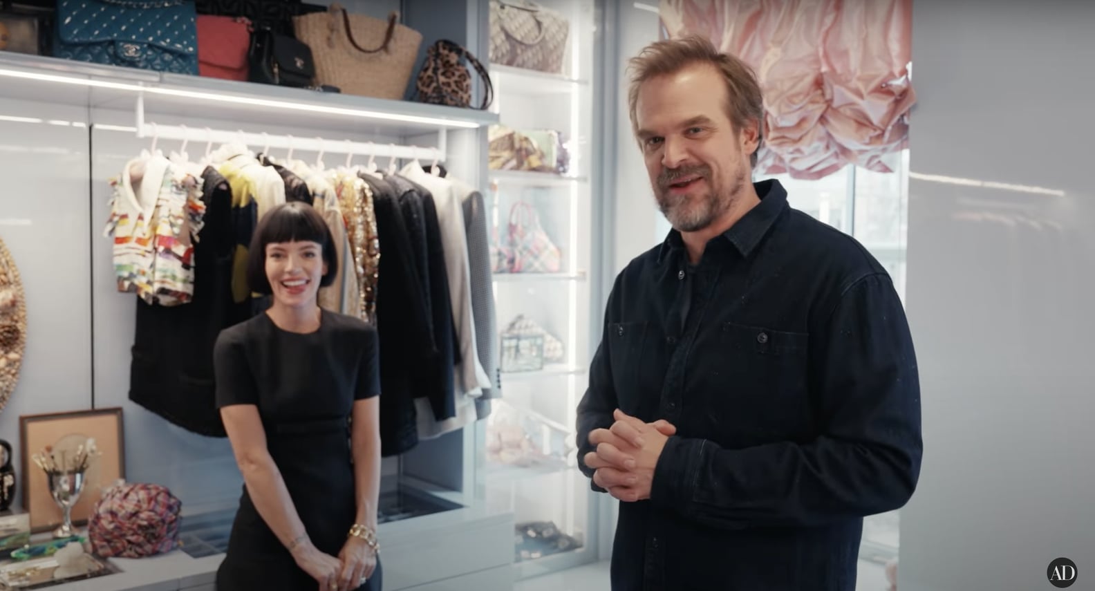 David Harbour and Lily Allen's Home Tour Video | PS Home