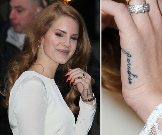 Lana Del Rey | The Ultimate Celebrity Tattoo Gallery | POPSUGAR ...
